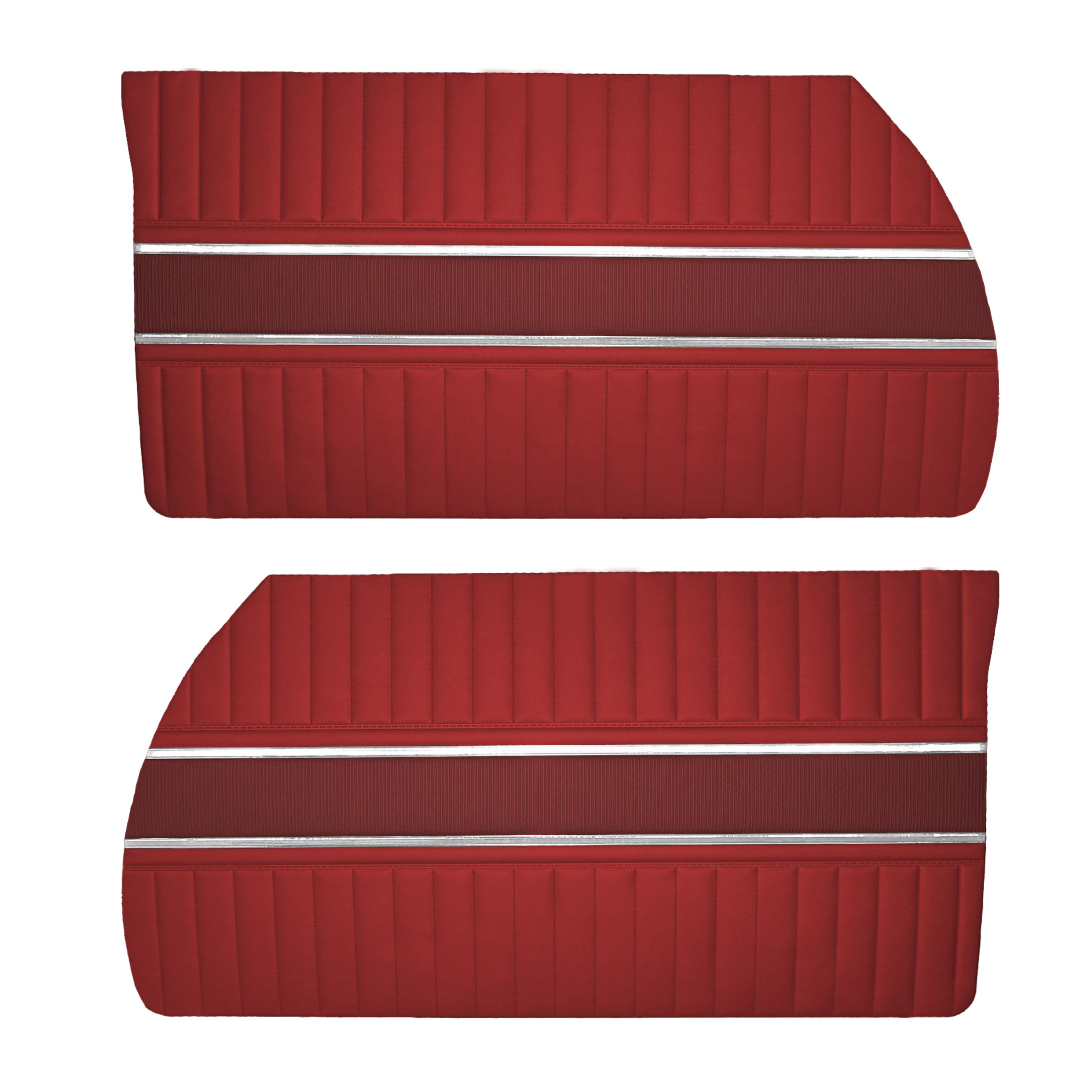 65 Coronet 440 Door Panels - Met Maroon/Med Red - Legendary Auto ...