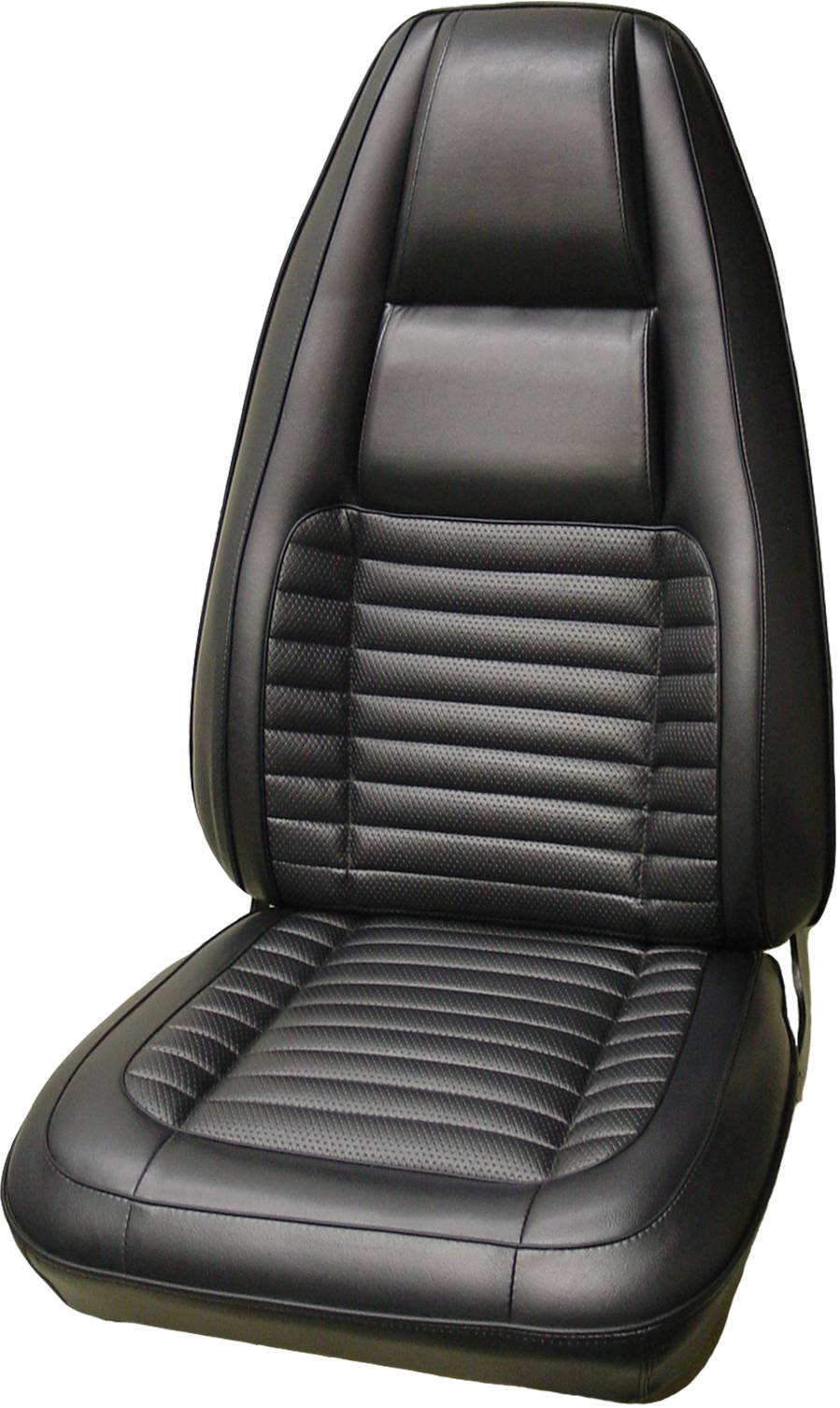 70 Charger Leather Bucket Seat Upholstery - Charcoal - Legendary Auto ...