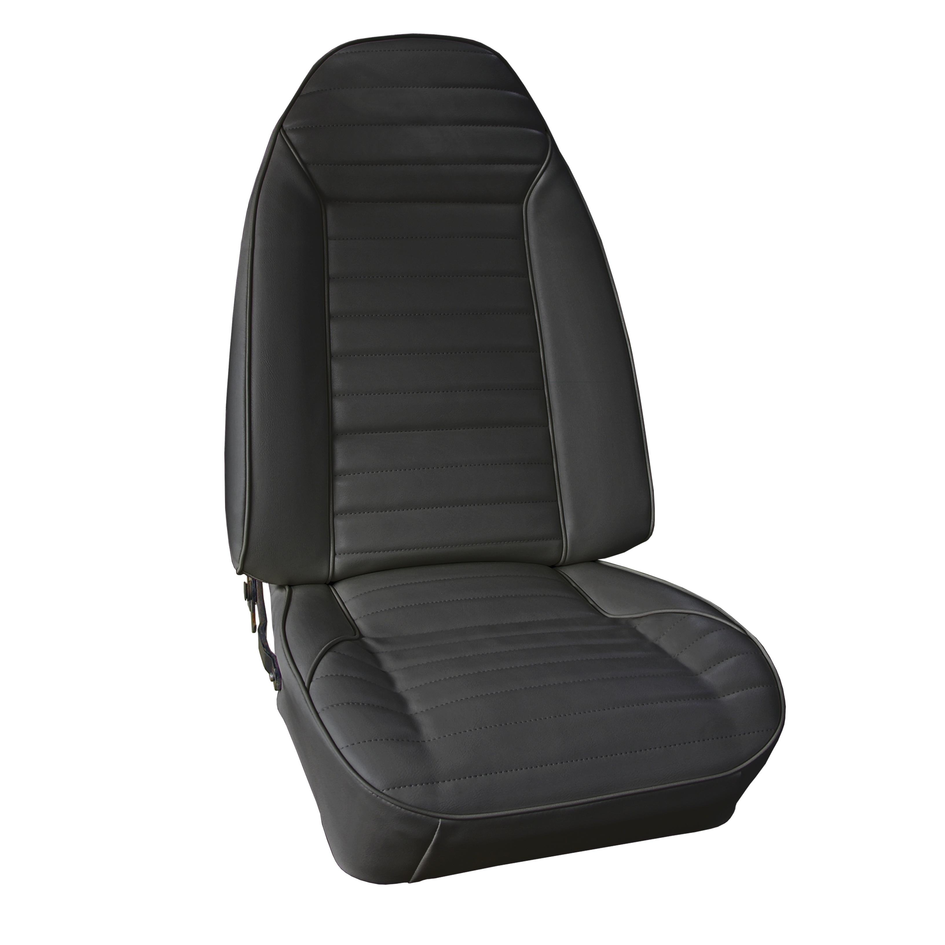 72 Firebird/Trans Am Bucket Seat Upholstery - Black - Legendary Auto ...