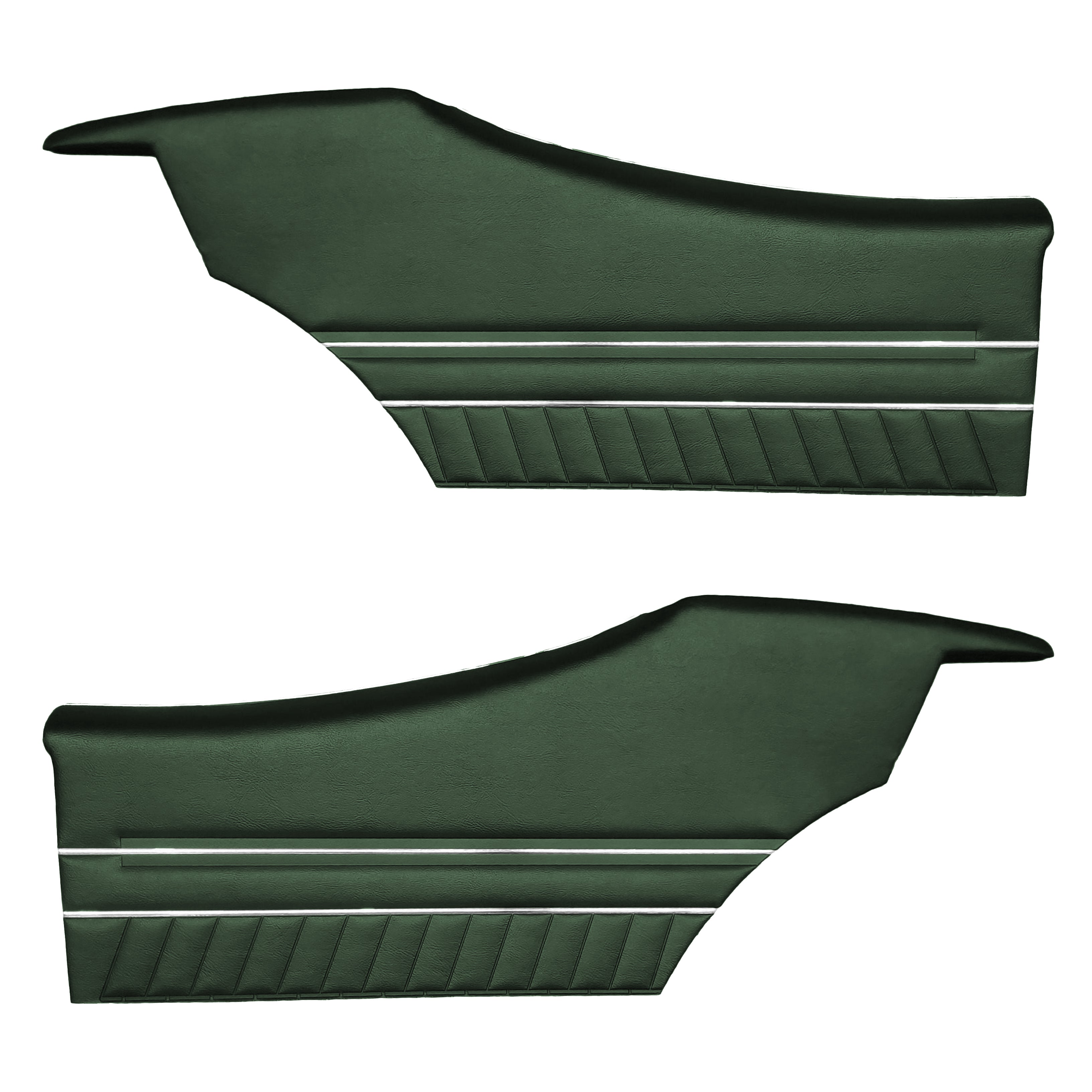 1970 GTO/Lemans Hardtop Cpe Rear Door Panel Assmbly - Met Green ...