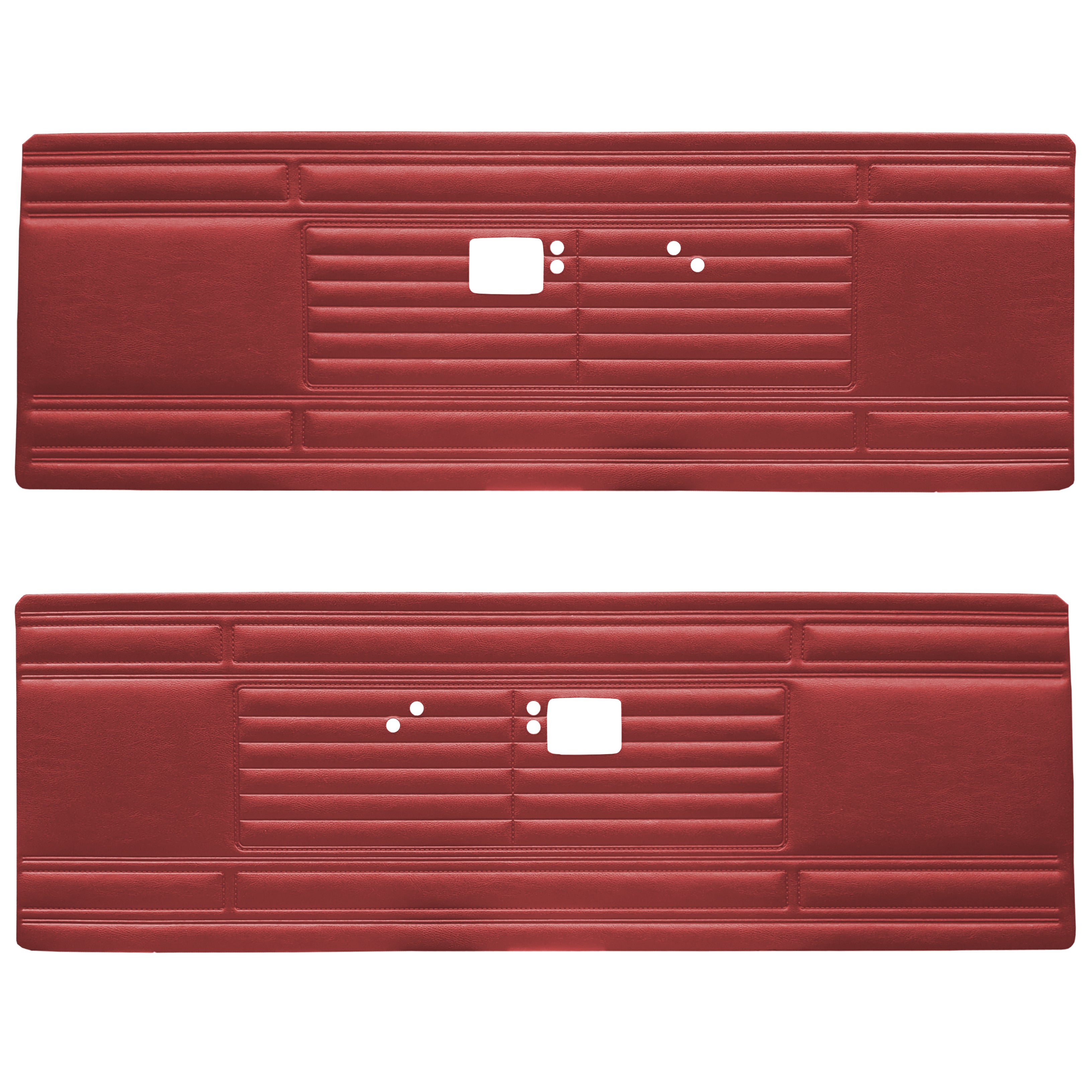 1969 Barracuda Standard Door Panels - Red - Legendary Auto Interiors ...