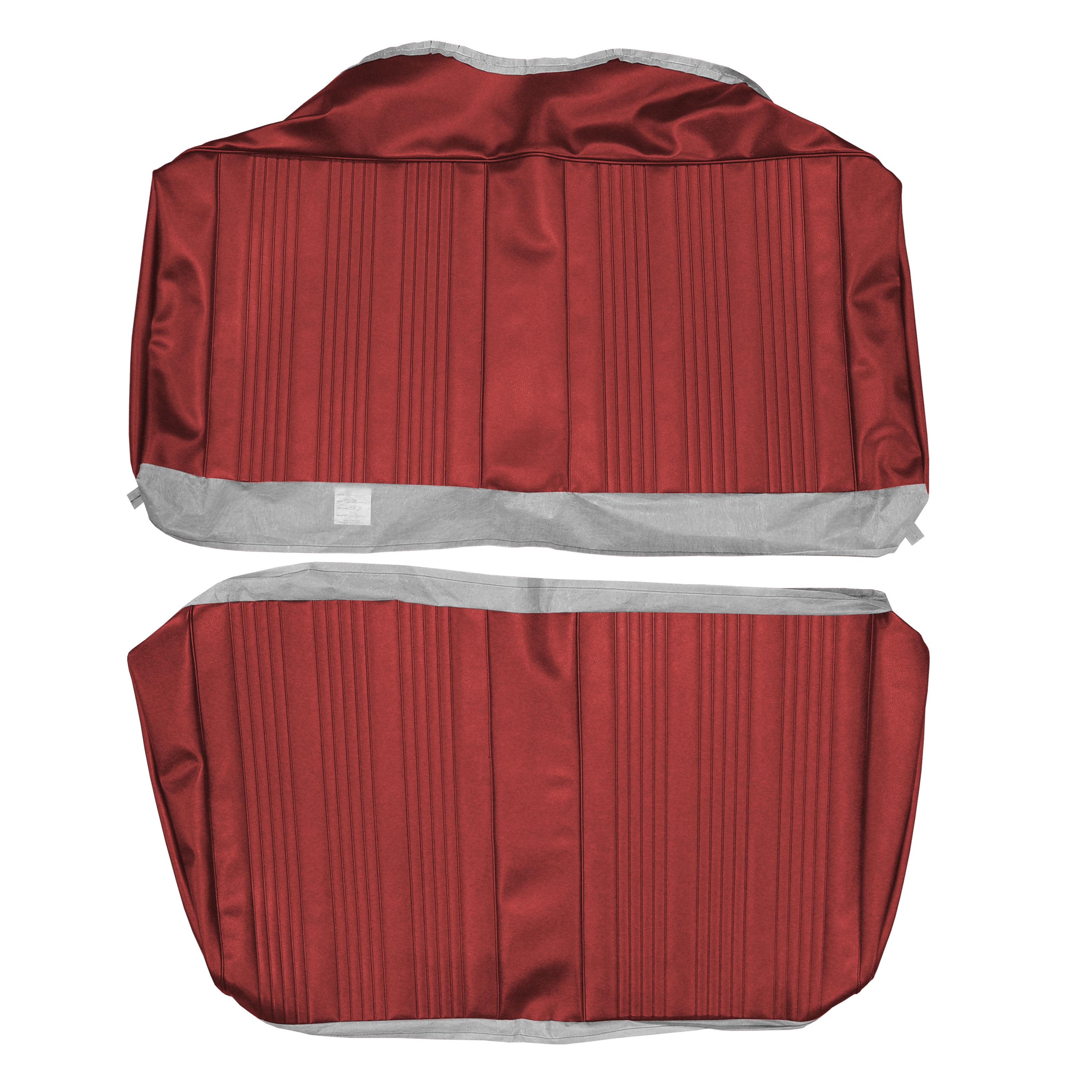 67 Gto/Lemans Convertible Rear Seat Upholstery - Red - Legendary Auto ...
