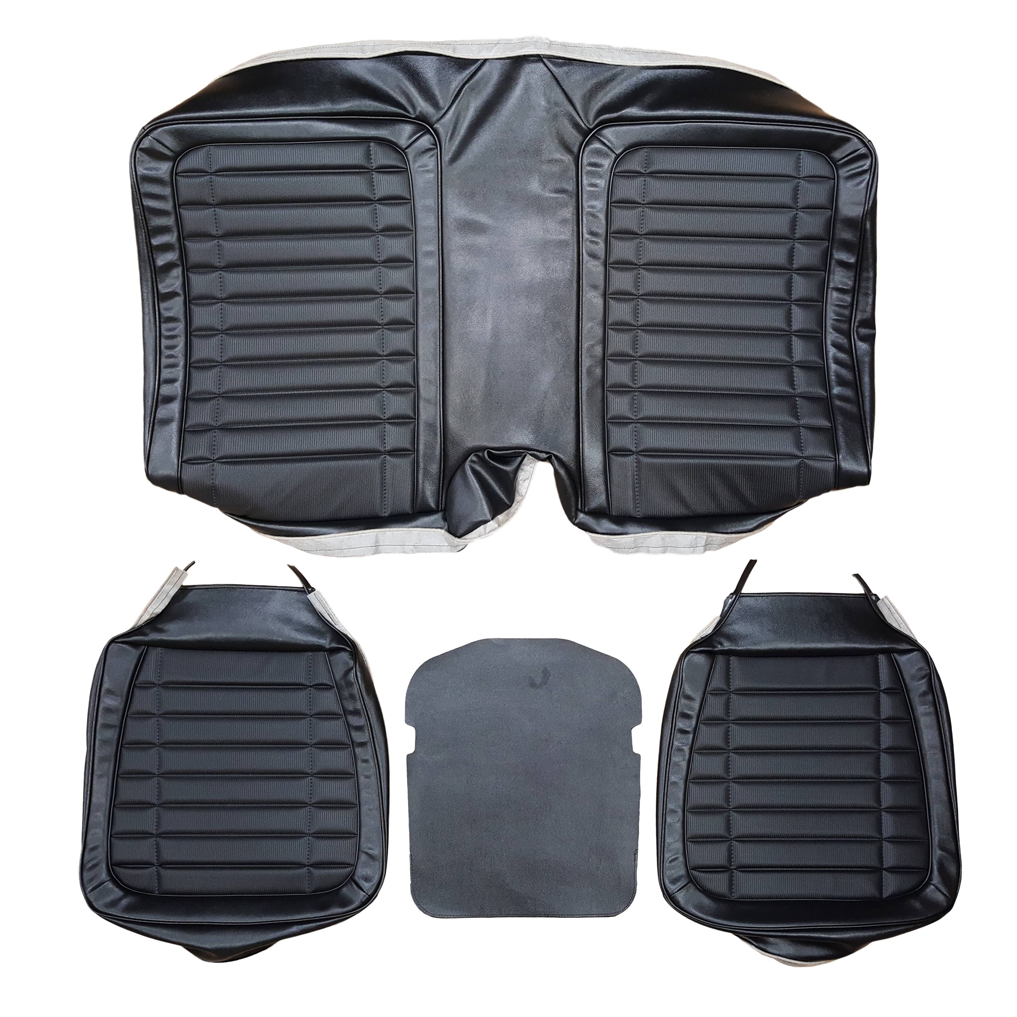70 Firebird/Trans Am Htp Rear Seat Upholstery - Black - Legendary Auto ...