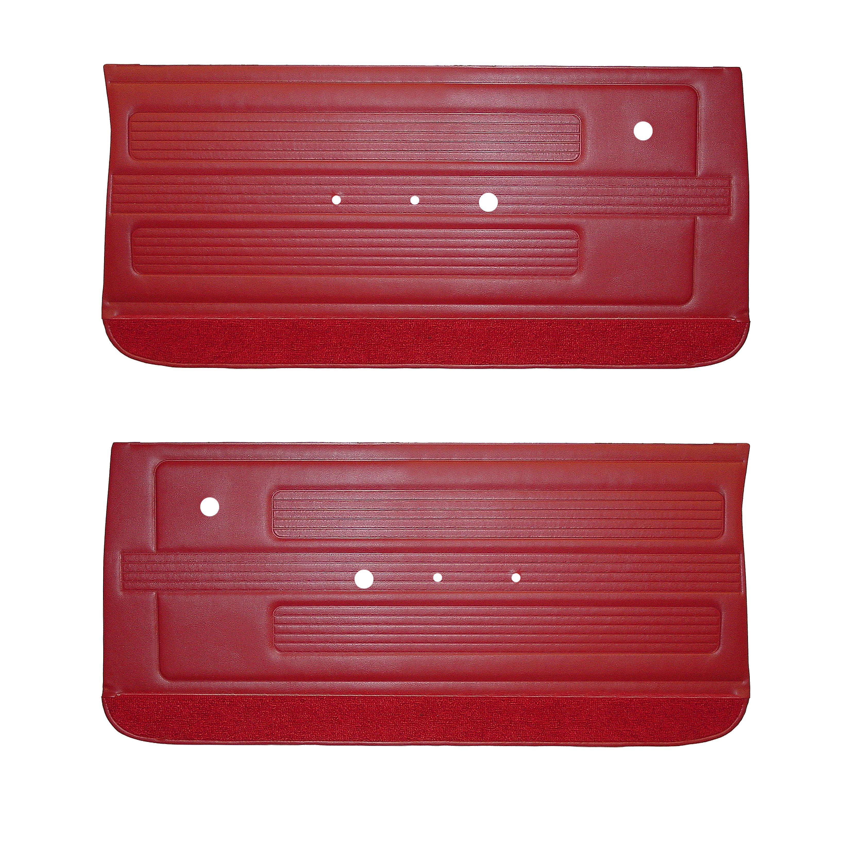 67 Gto/Lemans Front Door Panel - Red - Legendary Auto Interiors ...