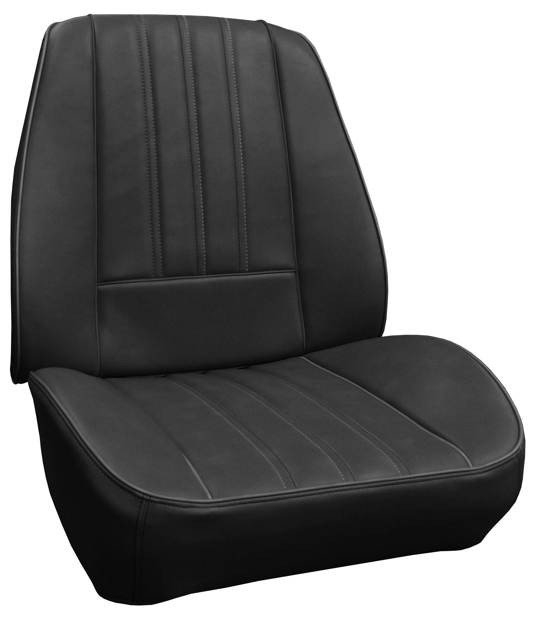 68 BARRACUDA "DELUXE" RALLYE BUCKET SEAT UPHOLSTERY KIT - BLACK ...