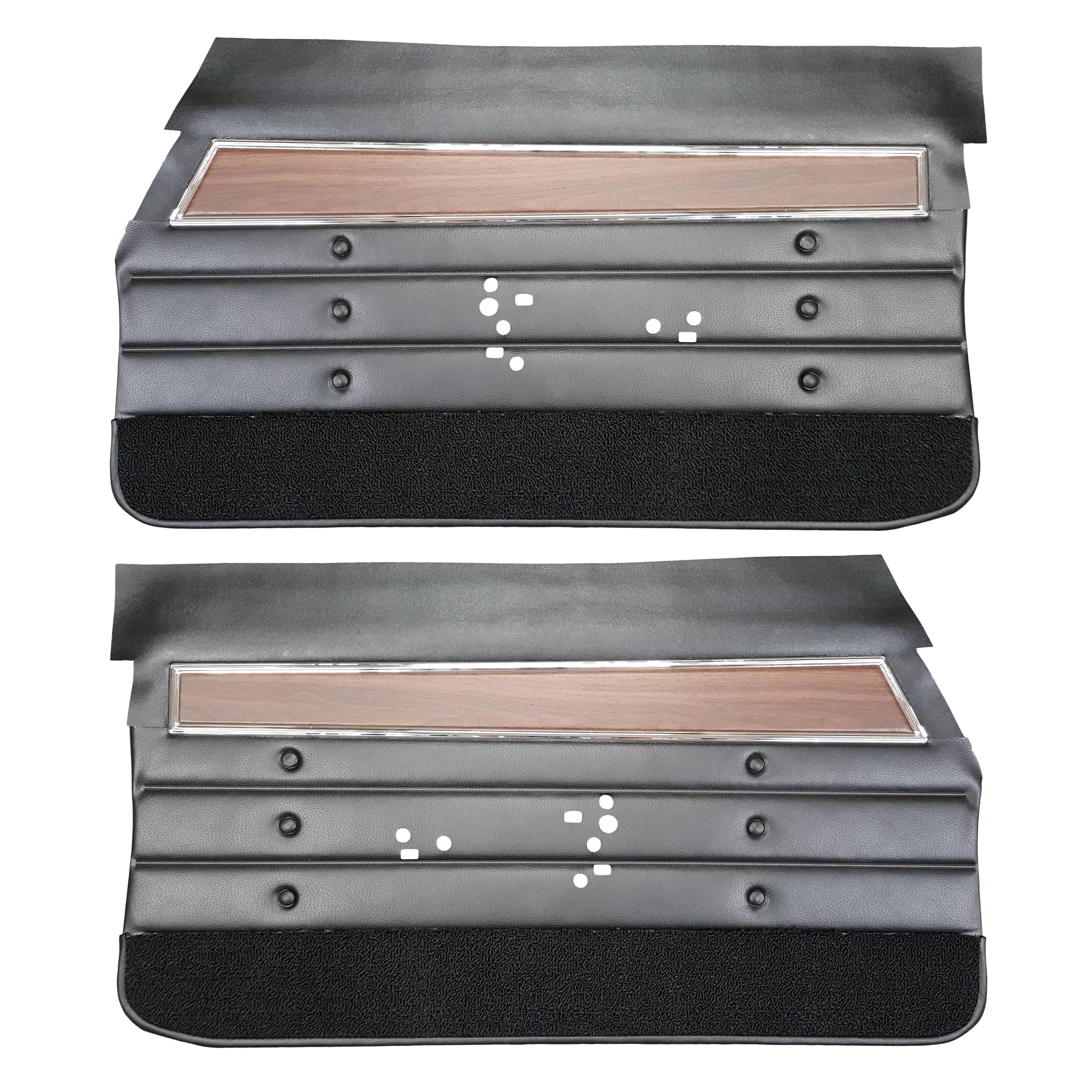 71 Cutlass S/442 Htp Coupe Door Panels - Black - Legendary Auto ...
