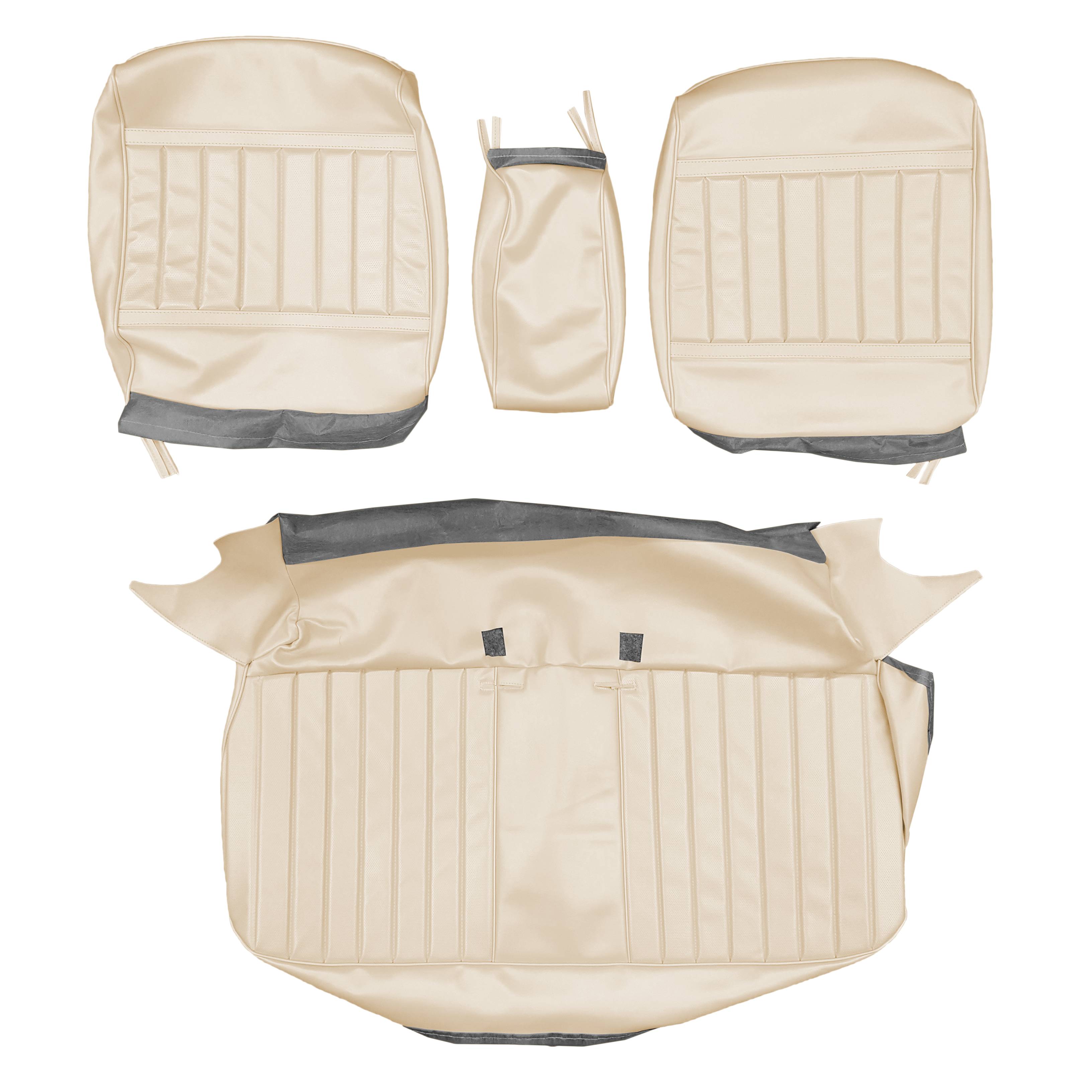 72 Skylark/Gran Sport Split Bench Uph W/Car - White - Legendary Auto ...