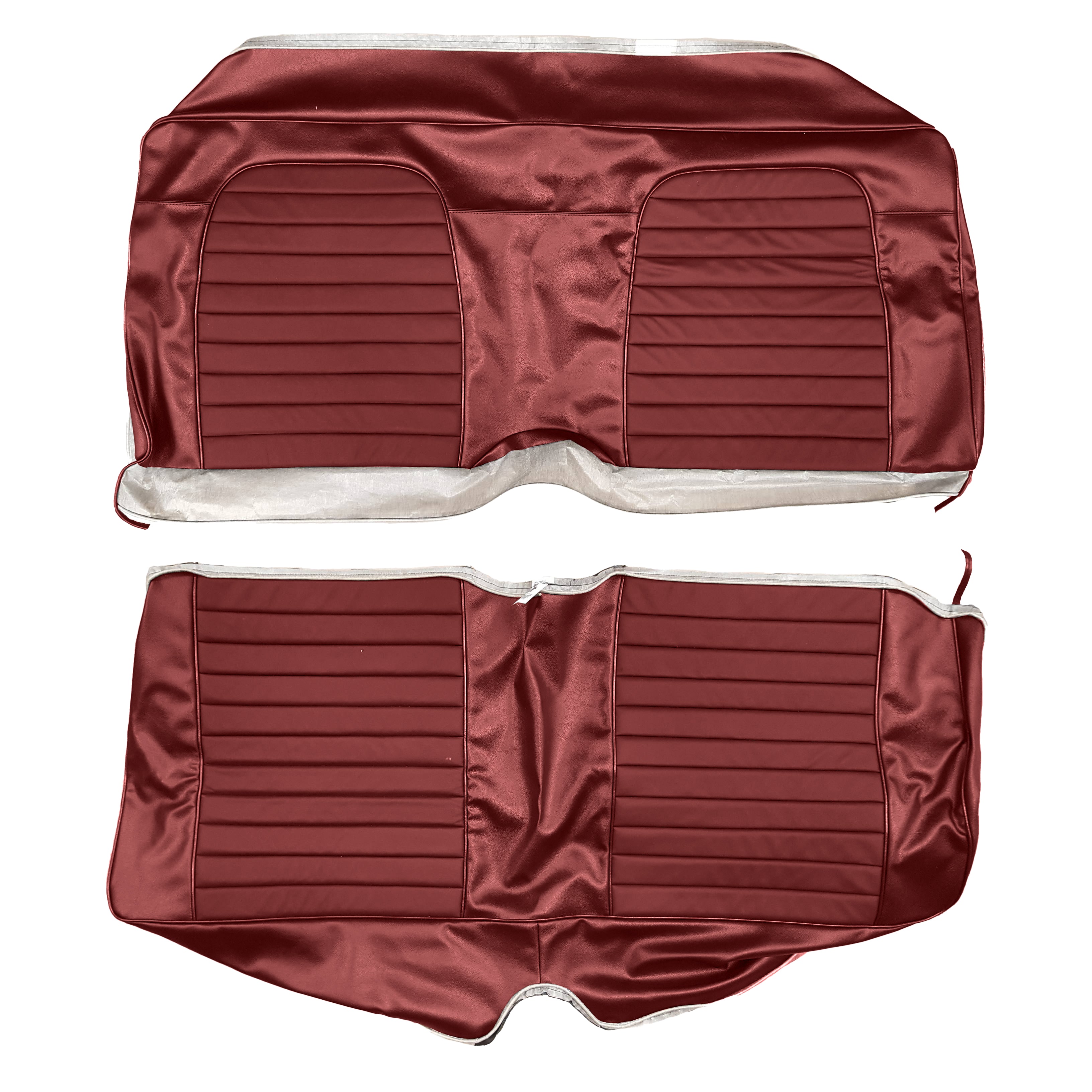 71 Javelin/Amx Hardtop Leather Rear Seat Uph - Dark Red - Legendary ...