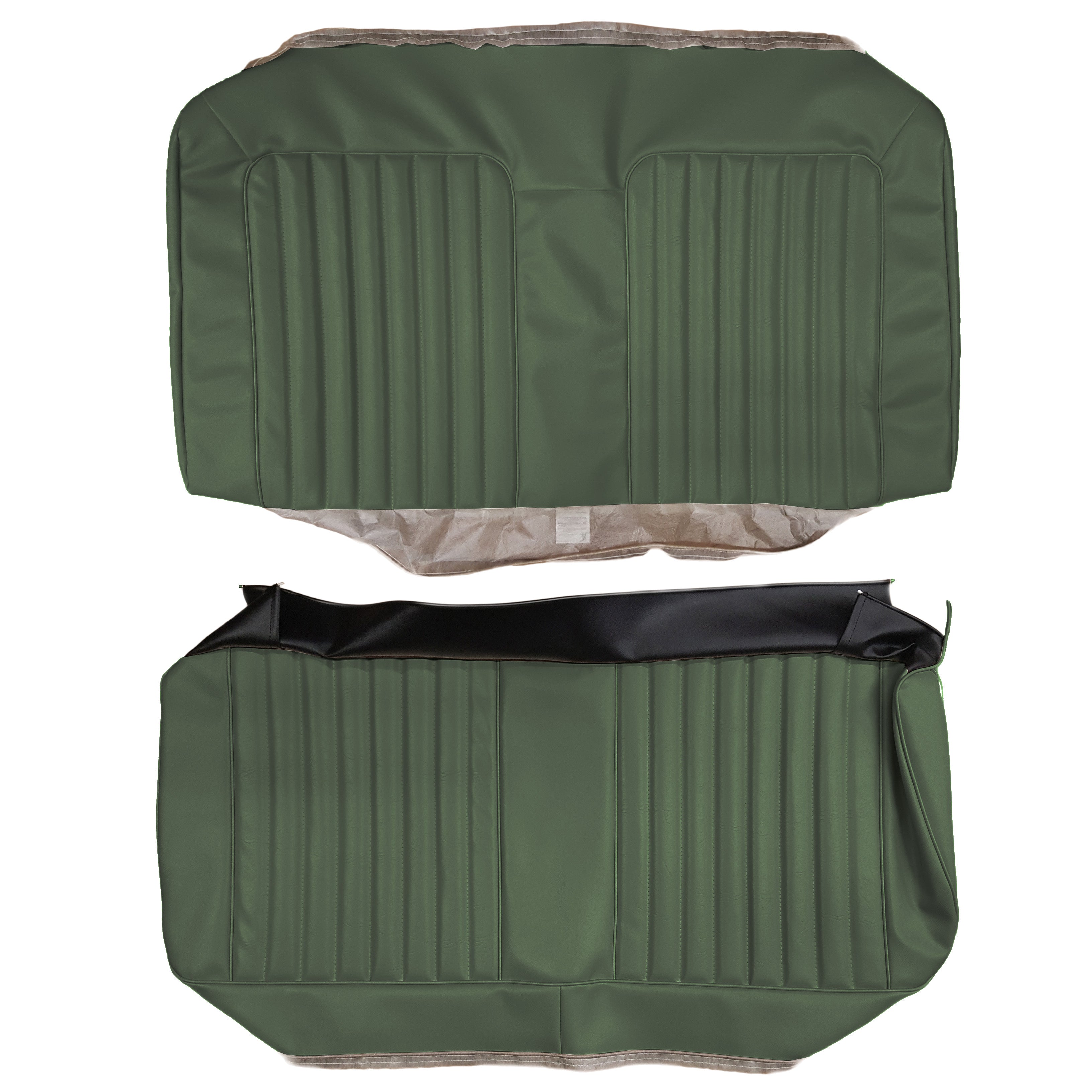 72 Lemans Sport Convertible Rear Seat Uph - Med Green - Legendary Auto ...