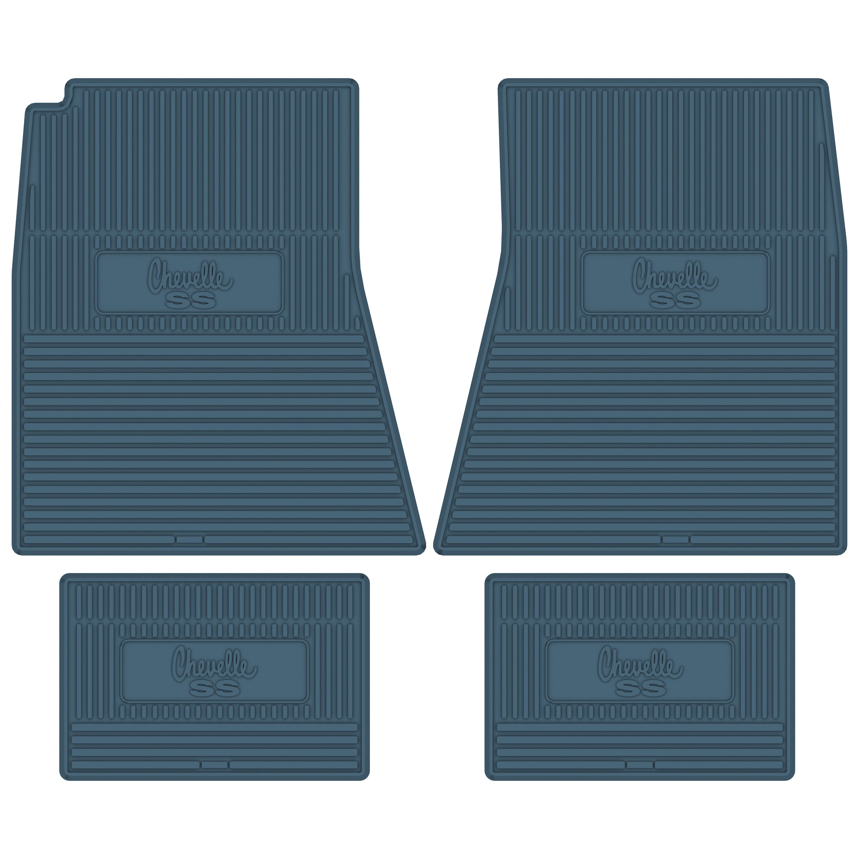 1970-1972 Chevrolet 'Chevelle SS' Floor Mats - Medium Blue - Legendary ...