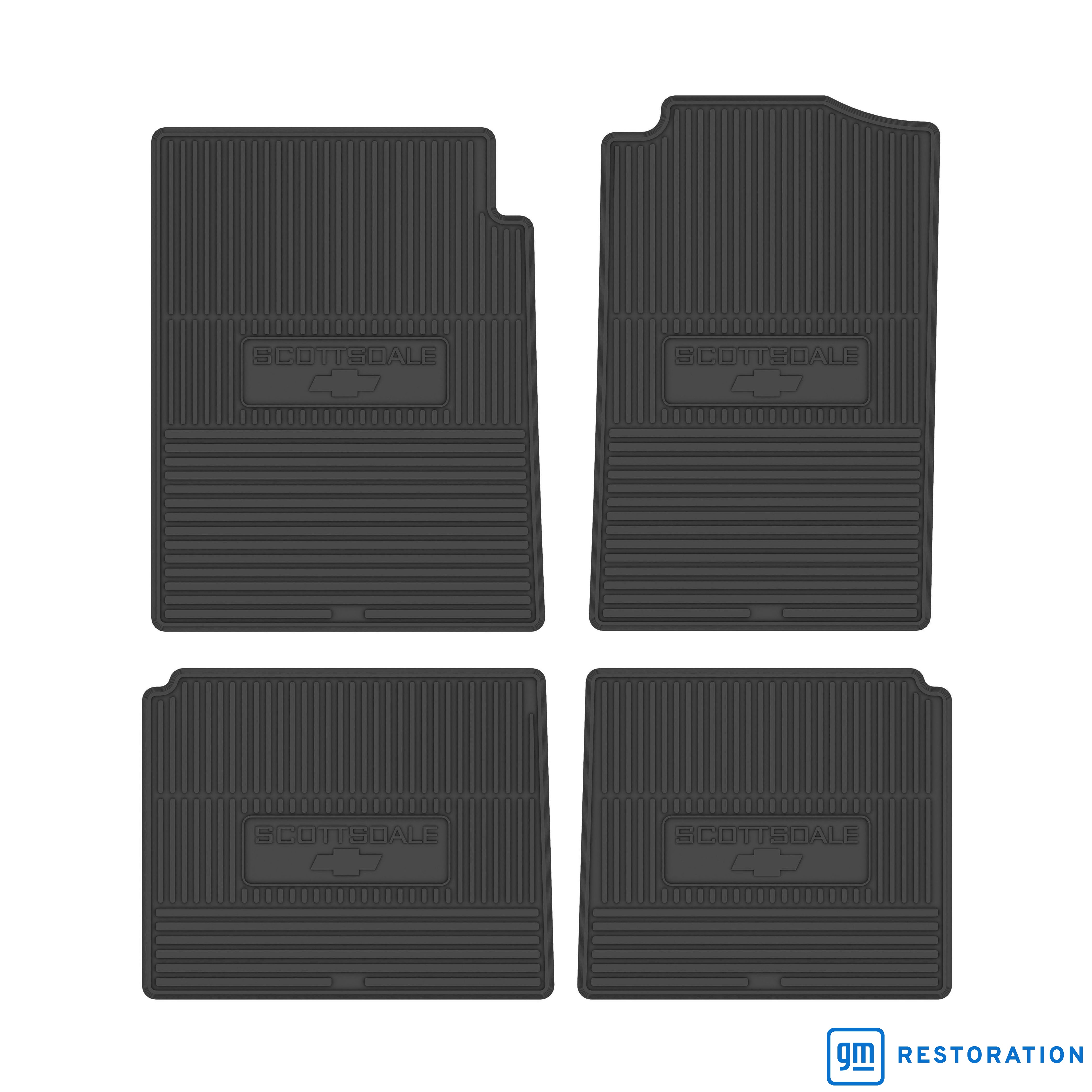 1992-1998 Chevrolet Truck 3500 Crew Cab Vinyl Floormats with Scottsdale ...