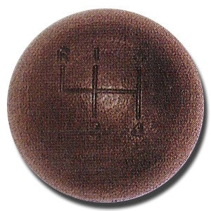 1968-1969 4Sp Shift Knob-Woodgrain,1968-1969 4Sp Wood Shifter Ball,1968 ...