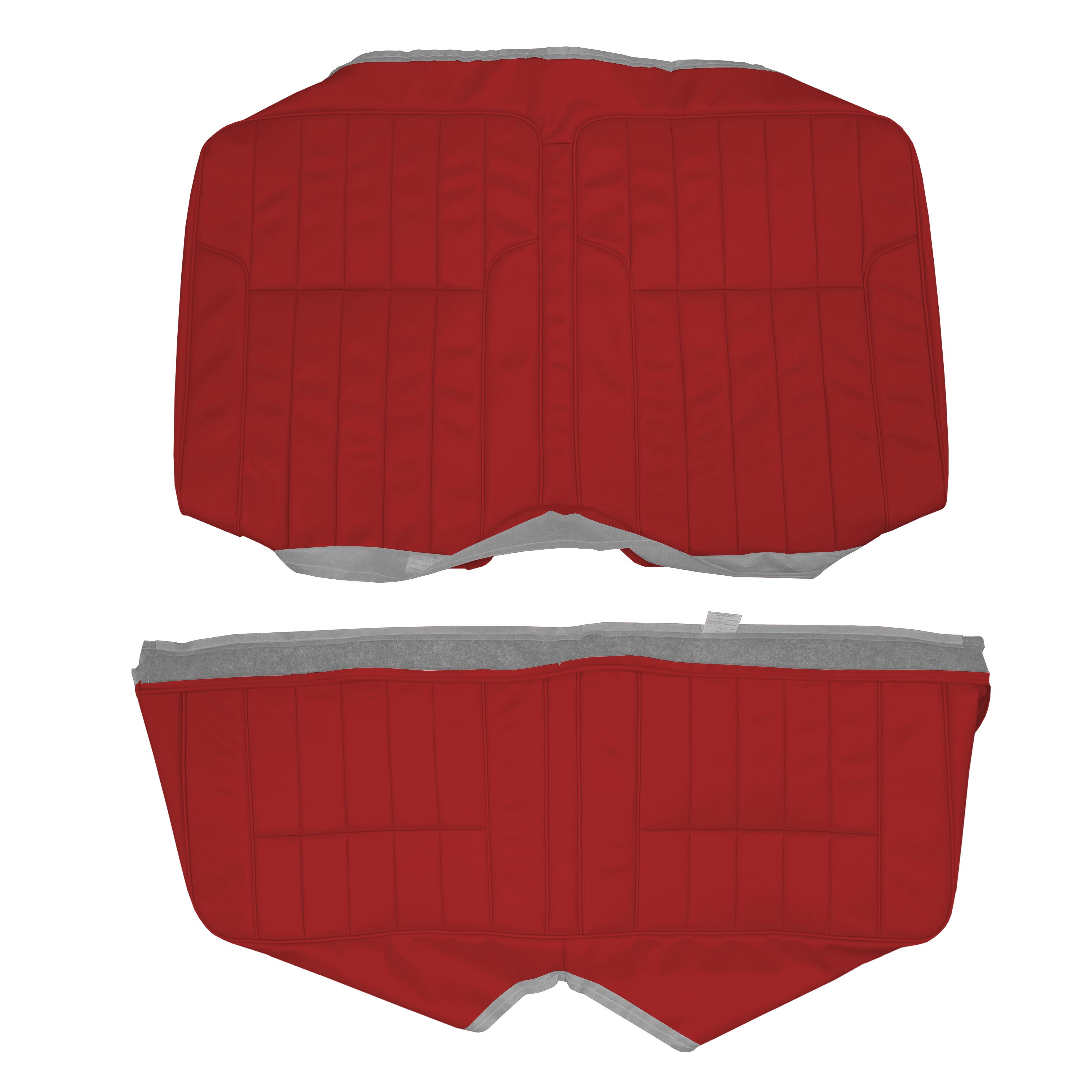 69 Firebird/Trans Am Rear Seat Upholstery - Red - Legendary Auto ...