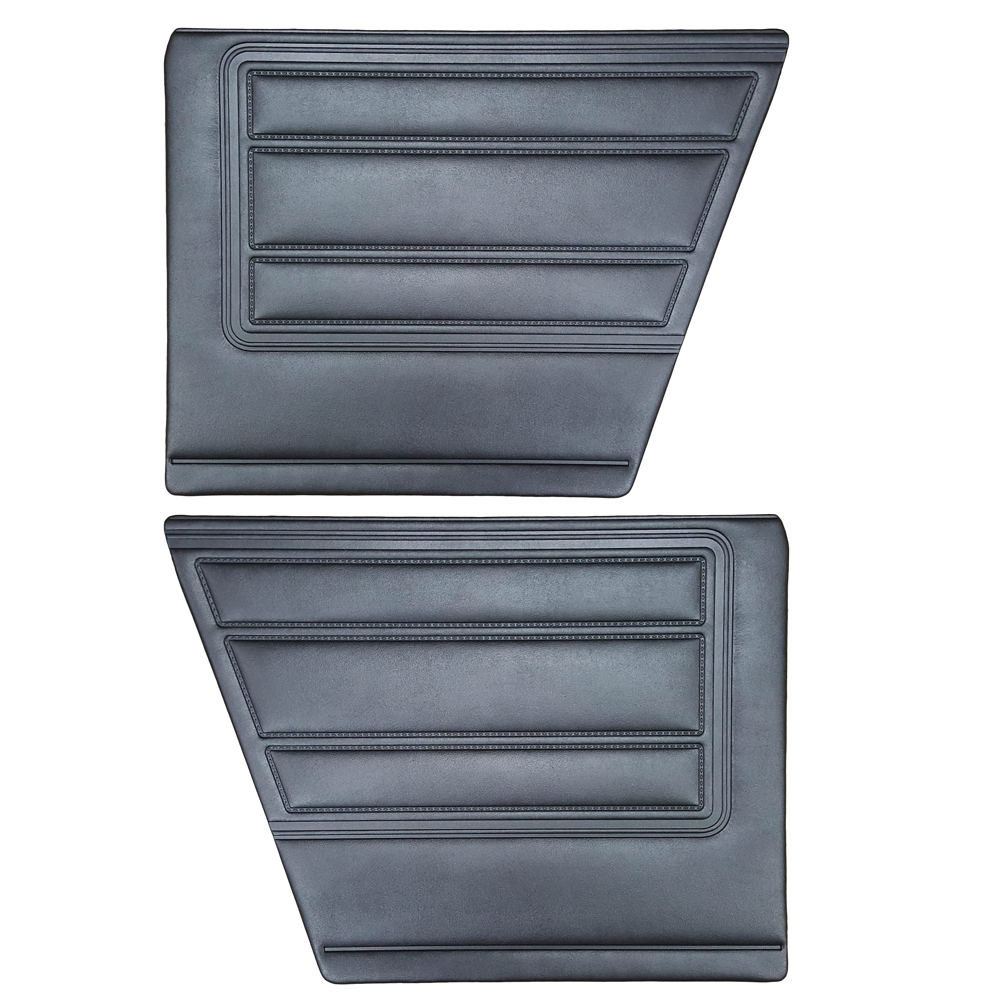 1968 Barracuda Standard Fastback Rear Panels - Black - Legendary Auto ...