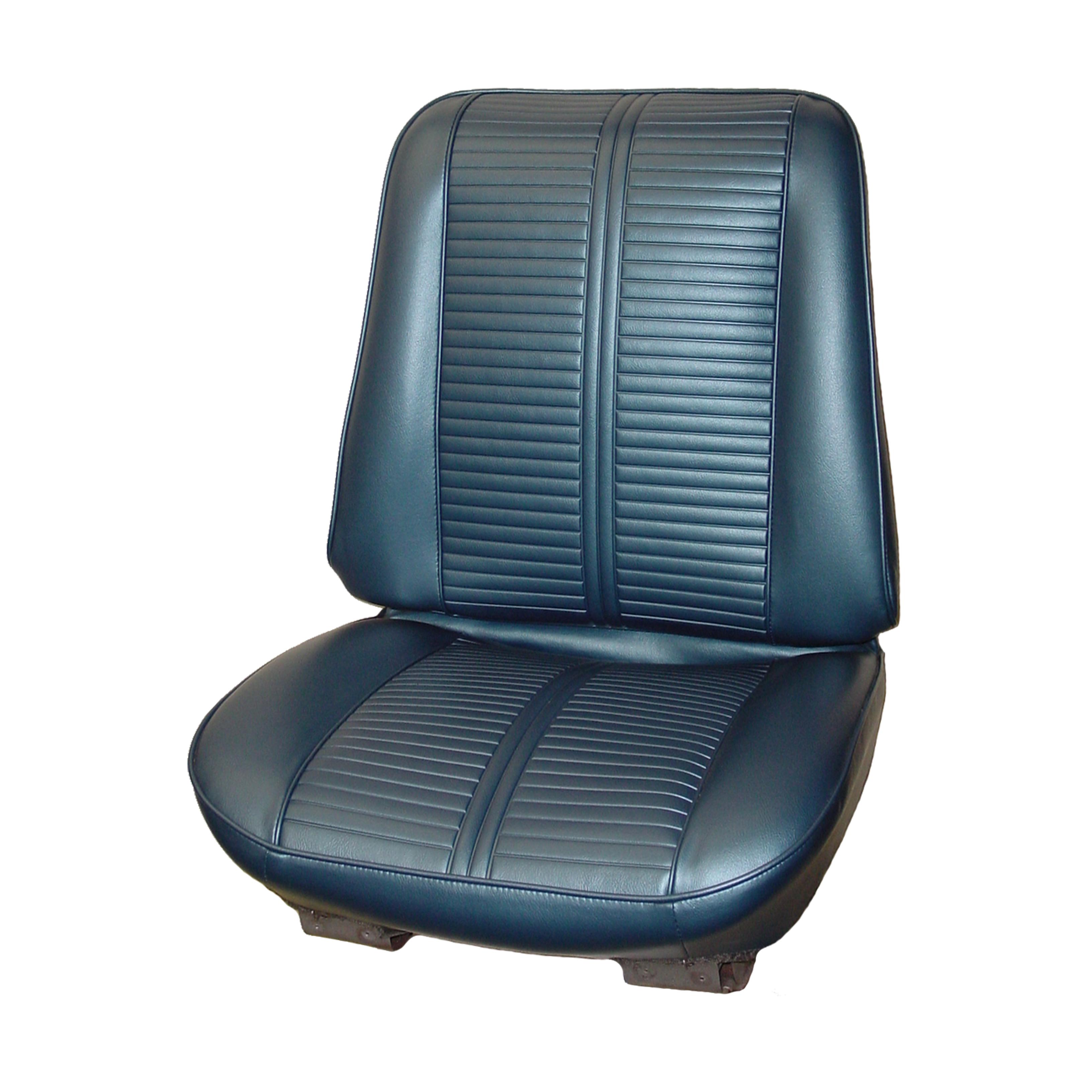 66 Gto/Lemans Bucket Seat Upholstery - Dk Metallic Blue - Legendary ...