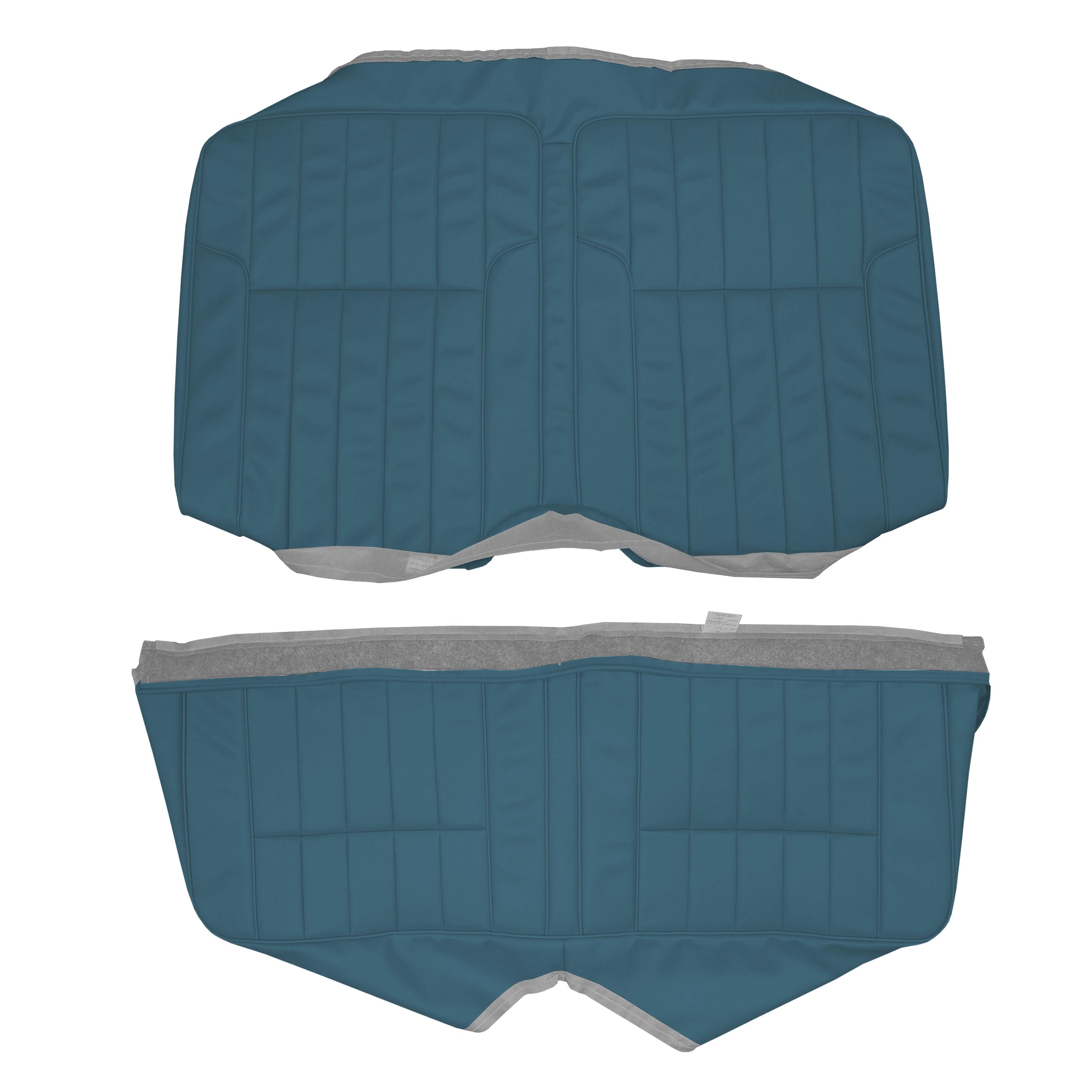 68 Firebird/Trans Am Rear Seat Upholstery - Teal - Legendary Auto ...