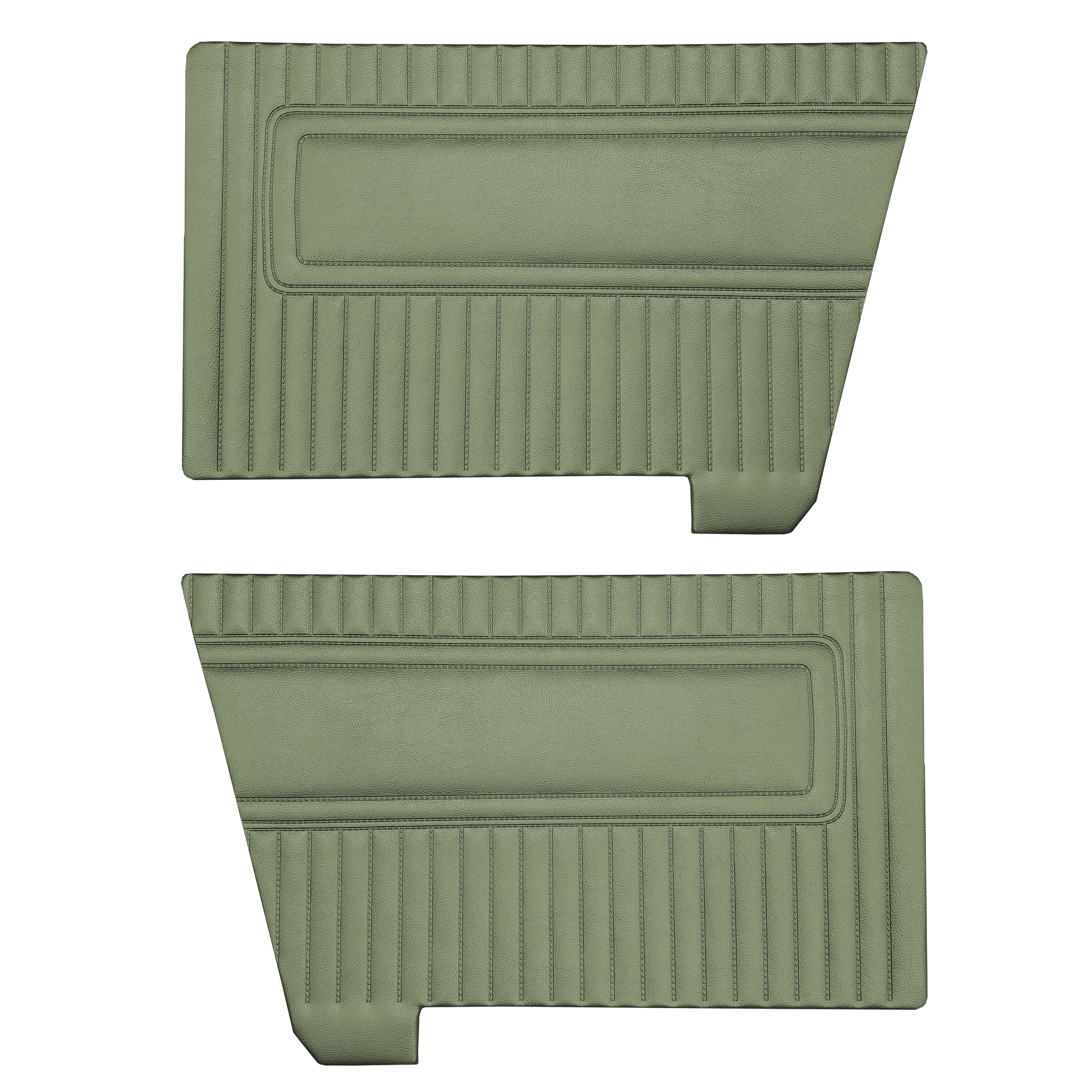 1971 Valiant/Dart Bucket/Bench Htp Rear Panels - Lt Met Green ...