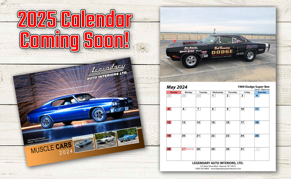 Calendar Photo Contest – Legendary Auto Interiors